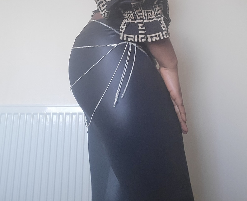 Sterling Silver Charmed Butt Chain Jewellery, Sexy Bum Chain, Body ...