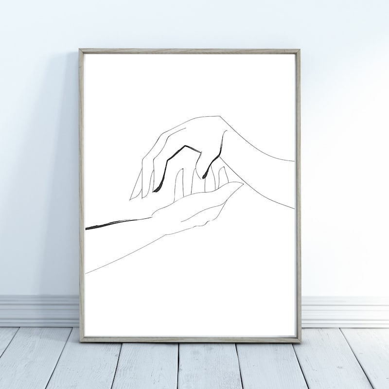 Line Art Print - Etsy