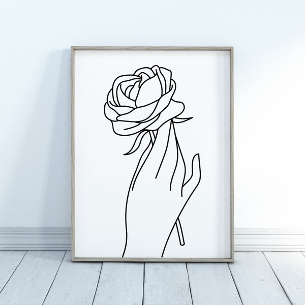 Line Art Print - Etsy