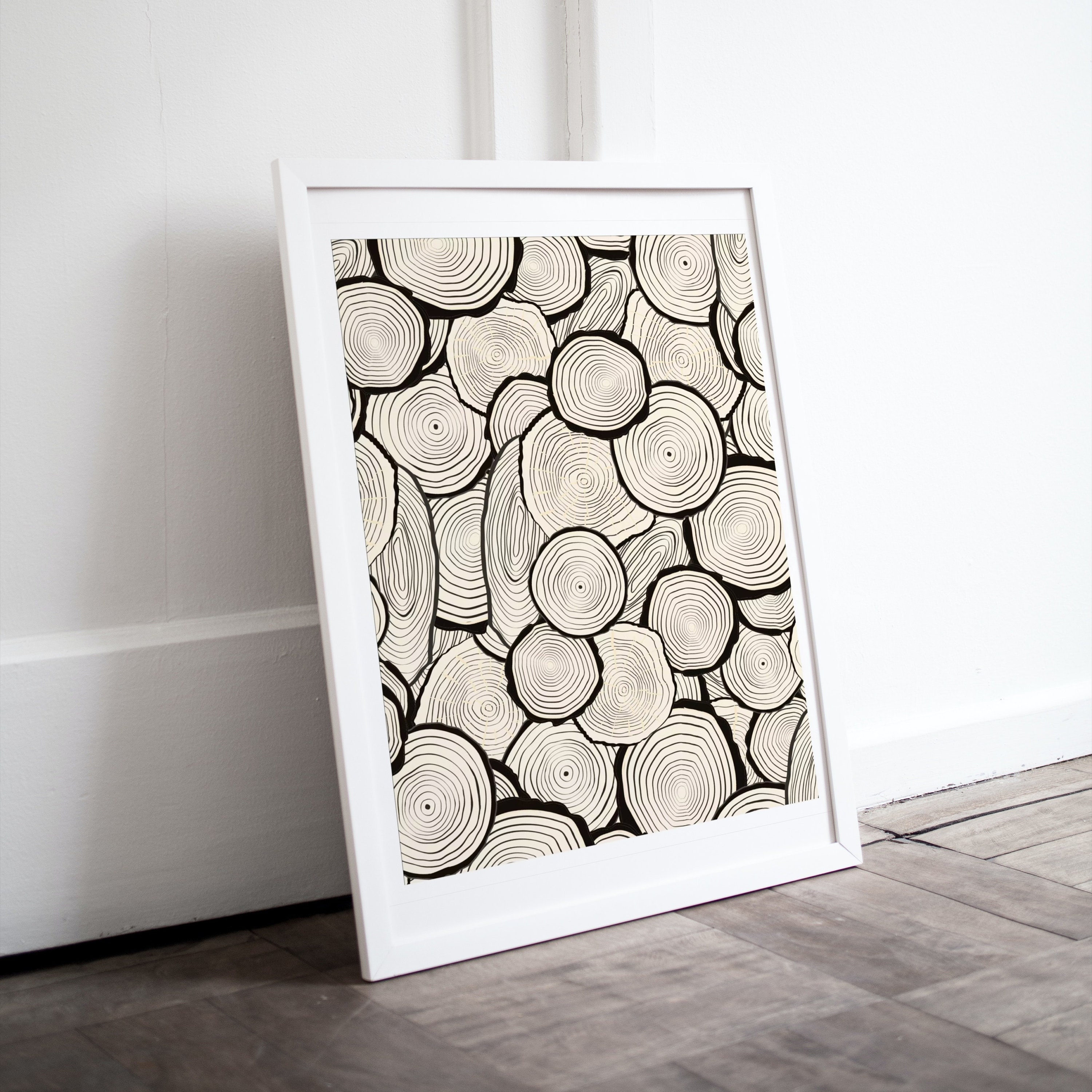 Tree Rings Print, Tree Rings Art Print, Tree Rings Printable, Home ...