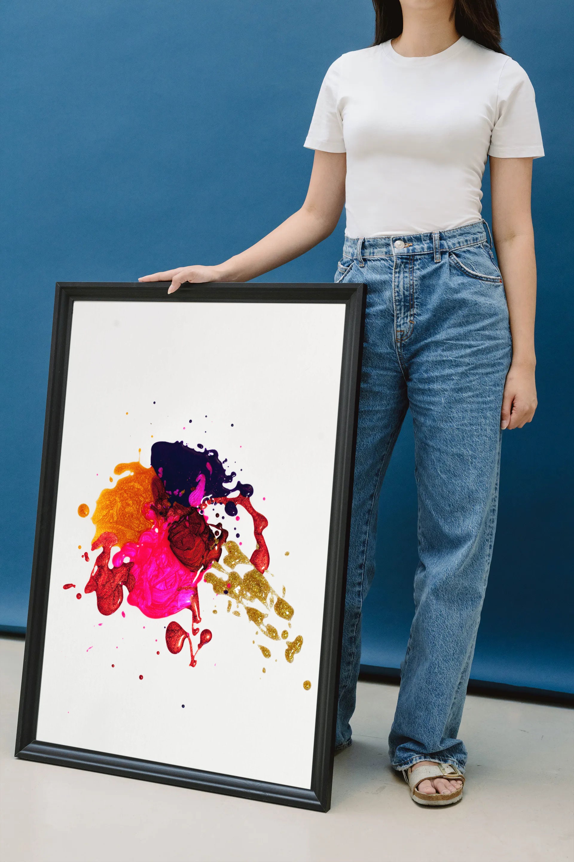 Paint Splash Printable, Paint Splash Print, Abstract Art Print ...