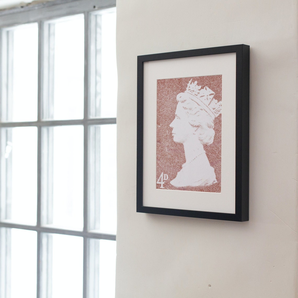 Queen Printable Stamp Printable Queen Elizabeth II - Etsy