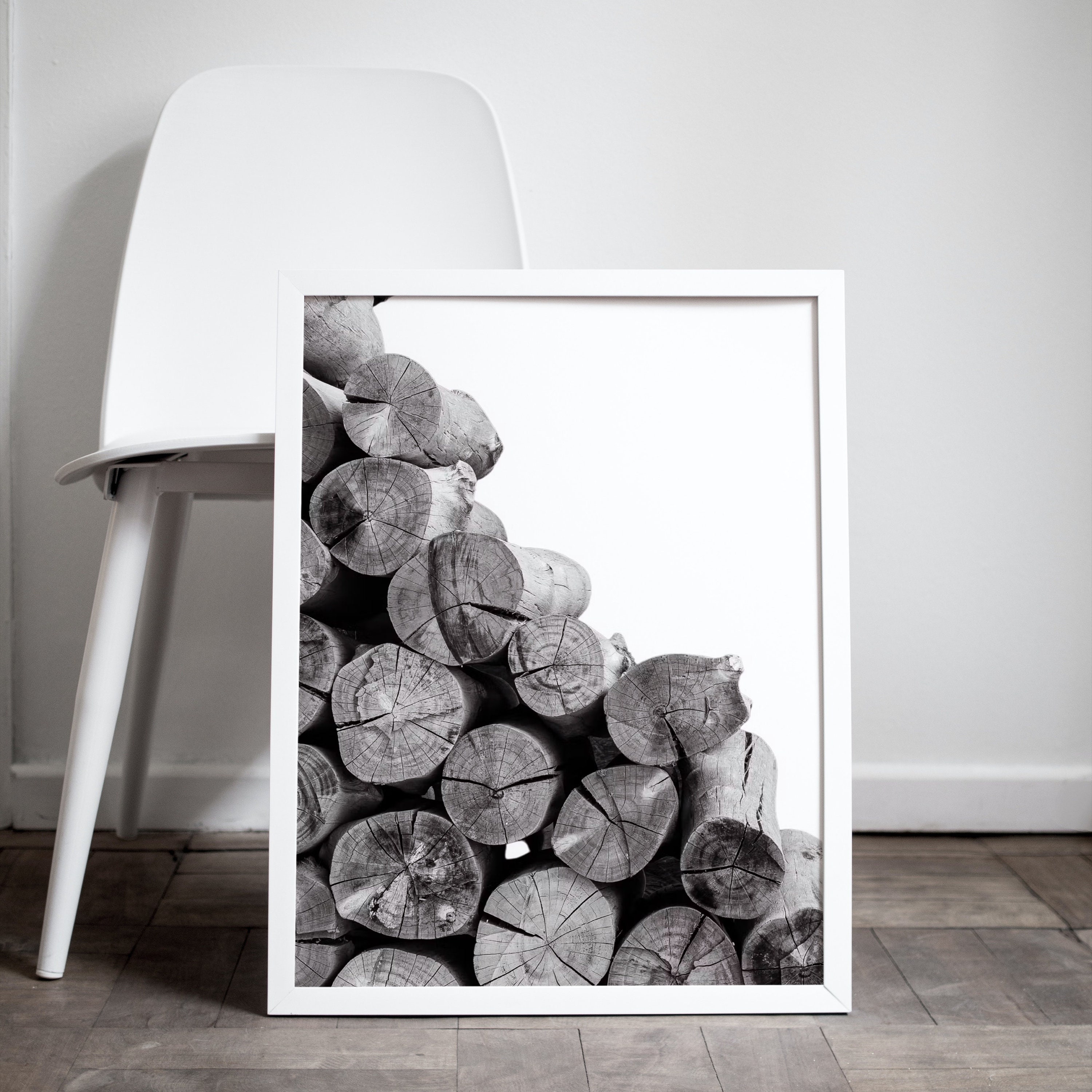 Set of 2 Tree Ring Printable Two Piece Tree Ring Print Black - Etsy