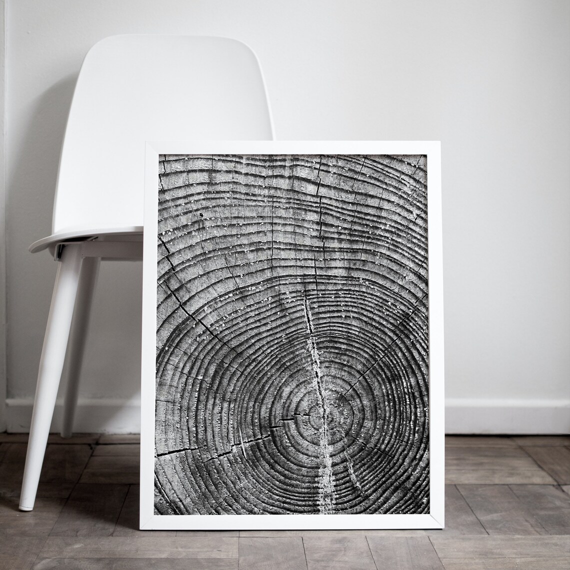 Set of 2 Tree Ring Prints Two Tree Ring Printable Home - Etsy