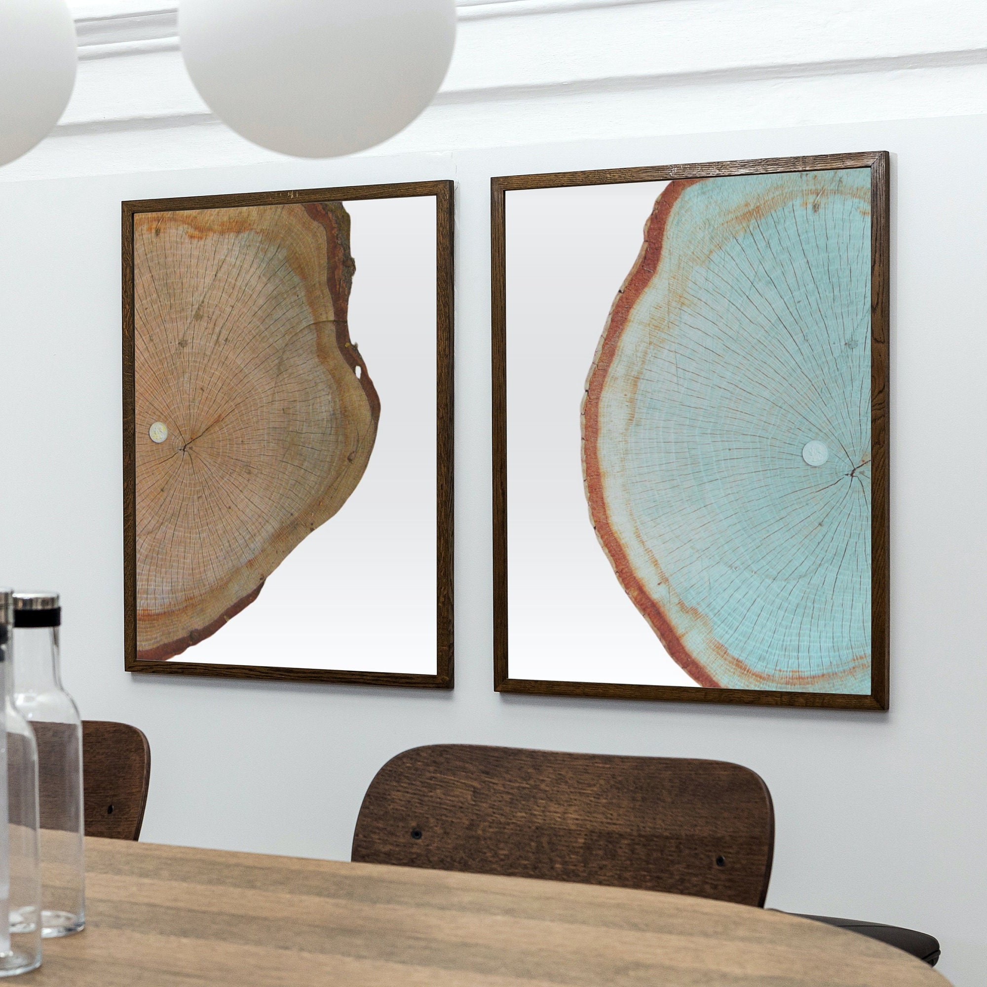 Set of 2 Tree Rings Print Tree Rings Printable Wall Art - Etsy