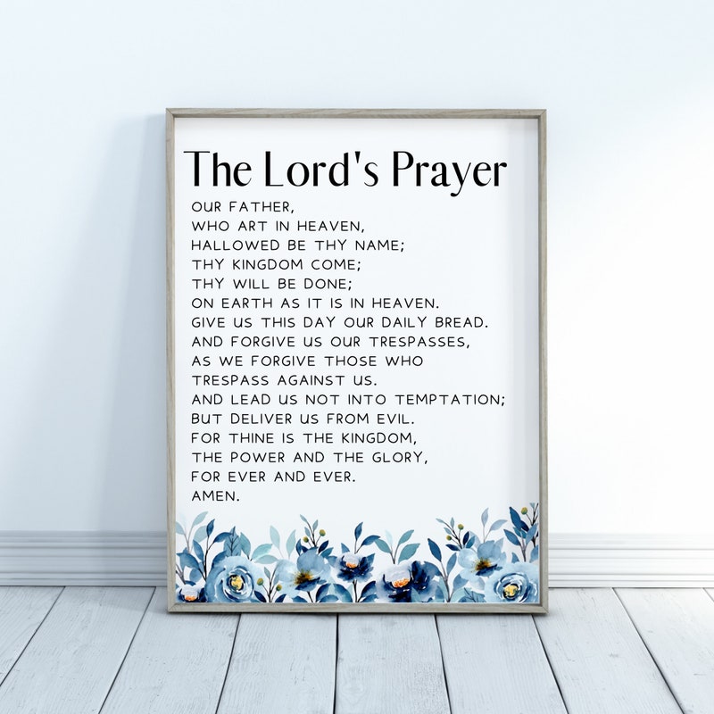 Prayer Print - Etsy