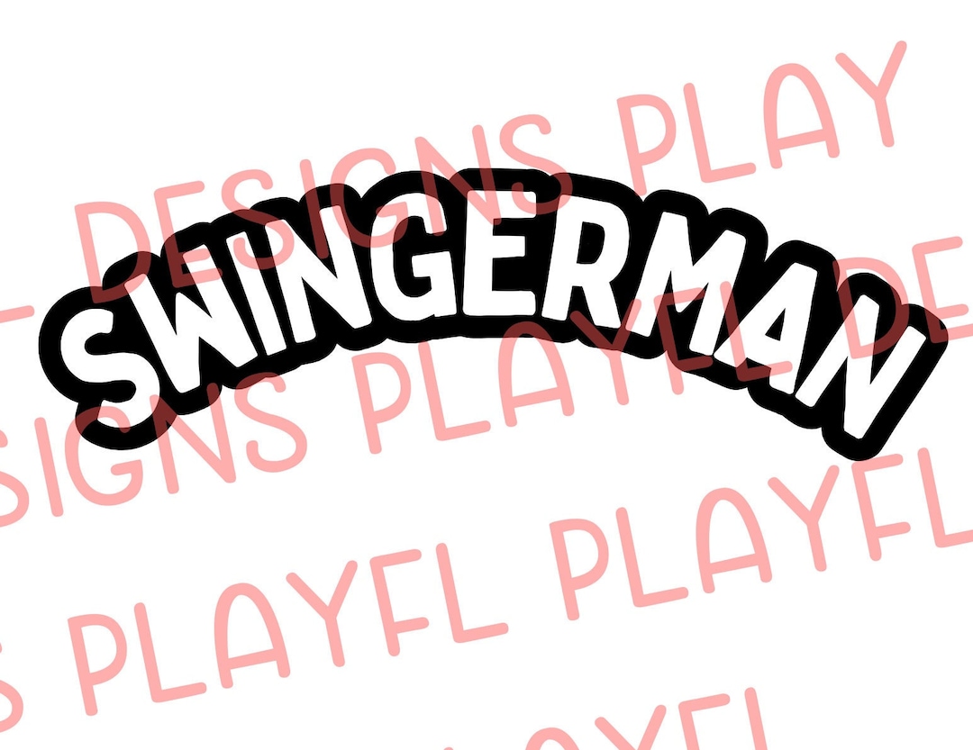 Swingerman SVG Costume Super Hero Swinger T Shirt Design - Etsy