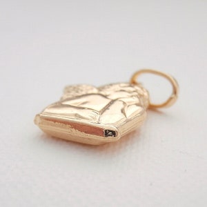 18k Gold Pendant • 18K Gold Angel Pendant • Gold Sacred Pendant With ...