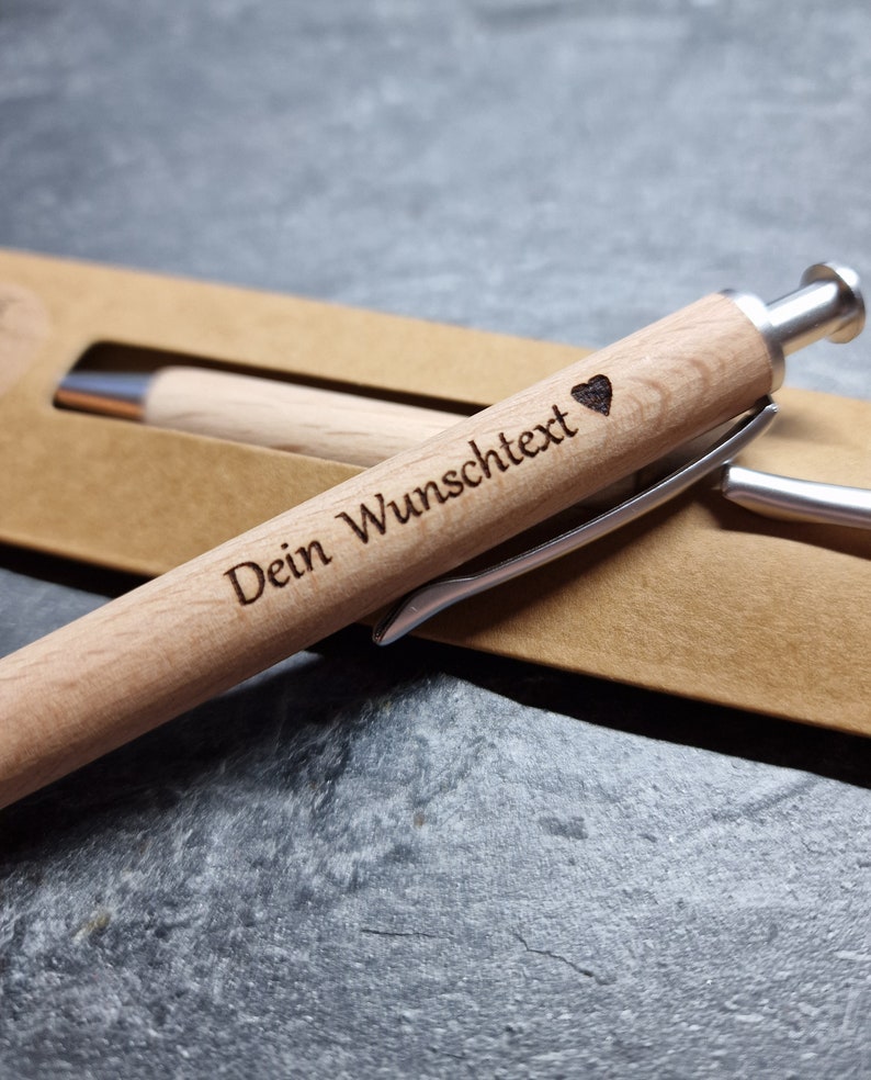 Kugelschreiber Holz Mit Gravur