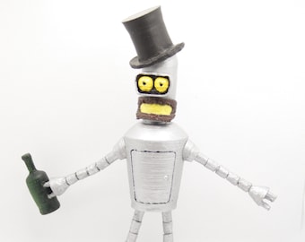 Futurama Bender Doll - Etsy