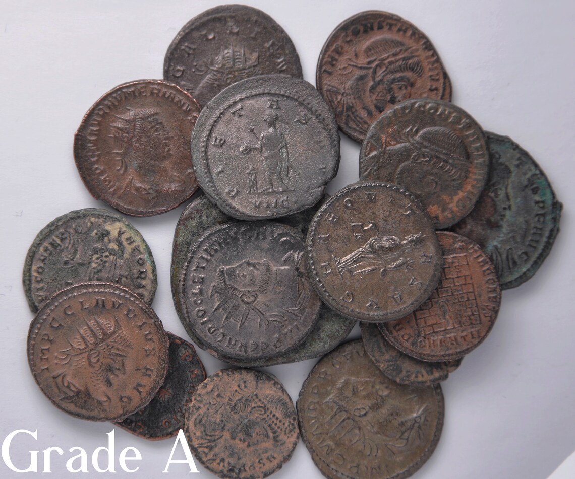 Ancient Roman Coin Bronzequalityroman Empire Artifact | Etsy