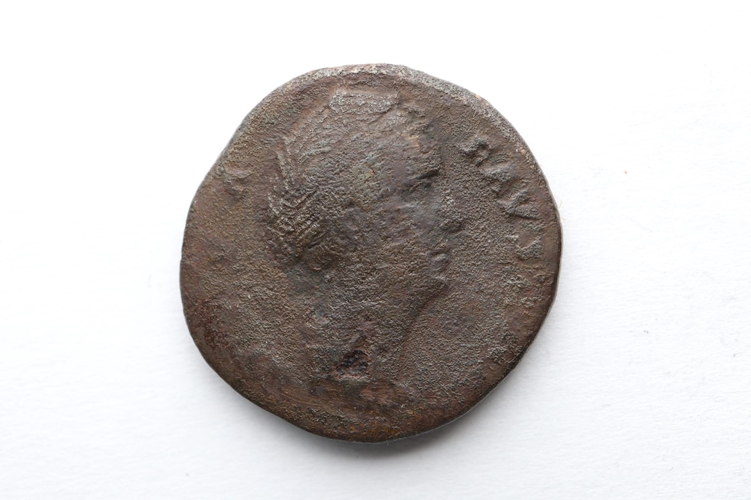 Faustina the Elder Bronze Sestertius Coin: Authentic Roman Artifact - Etsy
