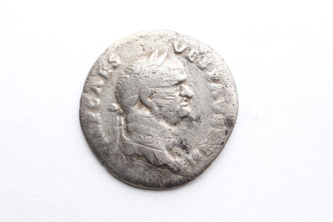 Emperor Vespasian 69-79 Silver Coin |builder of the Colosseum ...