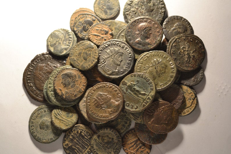 Ancient Roman Coin Bronzequalityroman Empire Artifact | Etsy