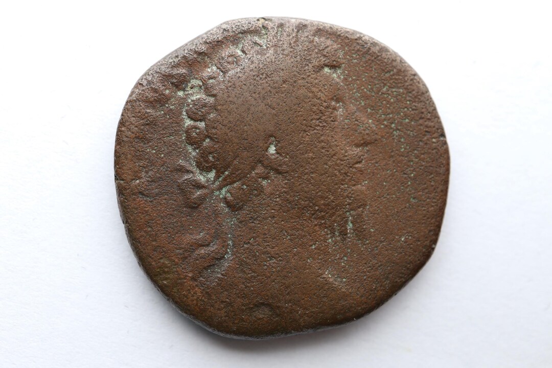 Marcus Aurelius 161-180AD Sestertius Captives authentic Roman ...