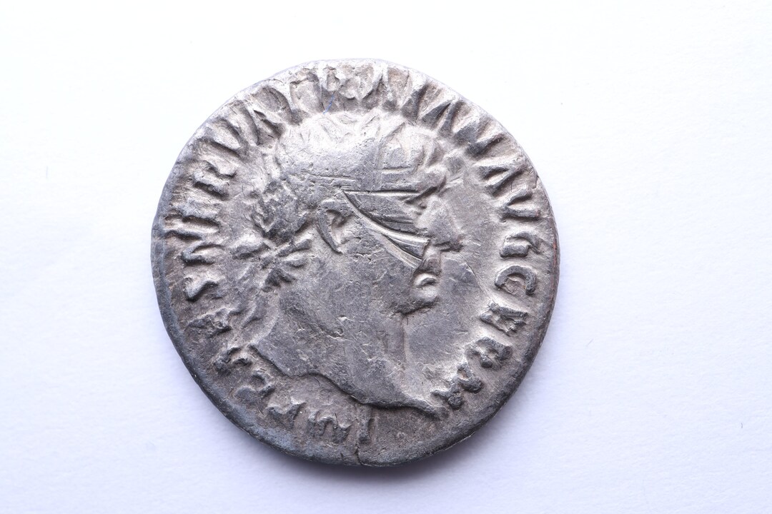 Emperor Trajan 98-117AD Silver Coin Denarius Marsauthentic - Etsy