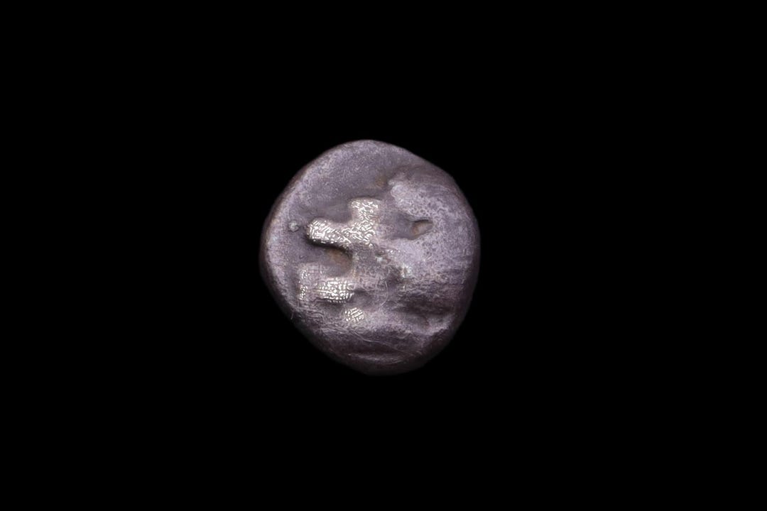 OBOL Miletos Silver 450-400bc|authentic Antique Real Genuine Greek Coin ...