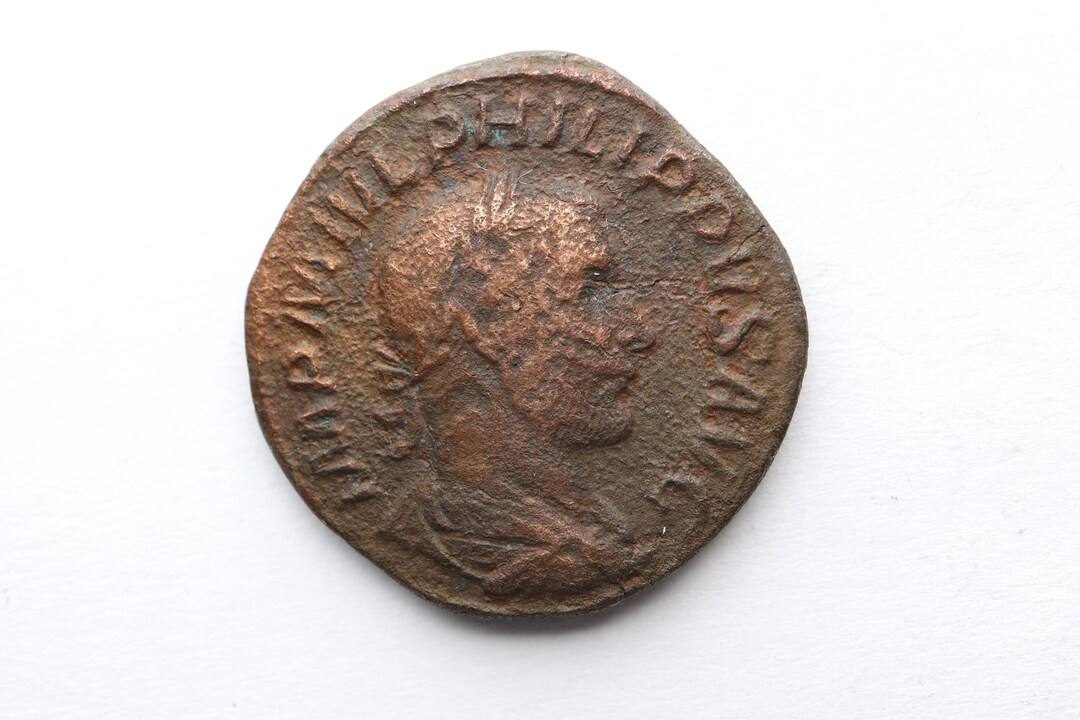 Emperor Philip the Arab 244-247AD Sestertius Bronze Coin|authentic ...