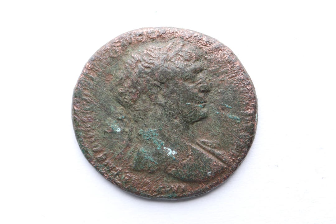 Emperor Trajan 98-117AD Dupondius Coin|large Coin|authentic Roman Coin ...