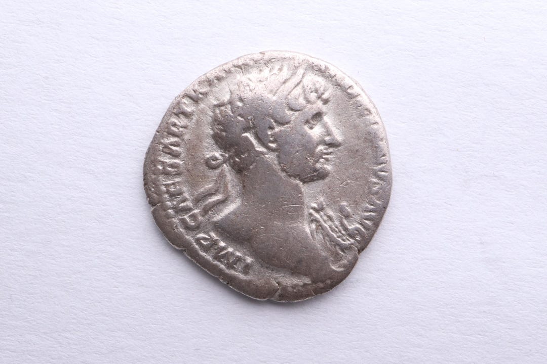 Emperor Hadrian 117-138AD Silver Coin Denarius|authentic Roman Coin ...