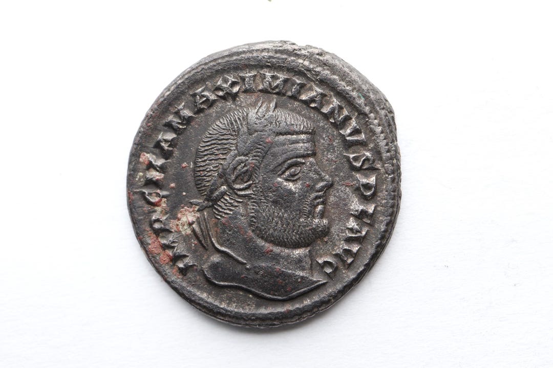Maximianus Herculius 286-305AD Follis Coinauthentic Roman Coinancient ...
