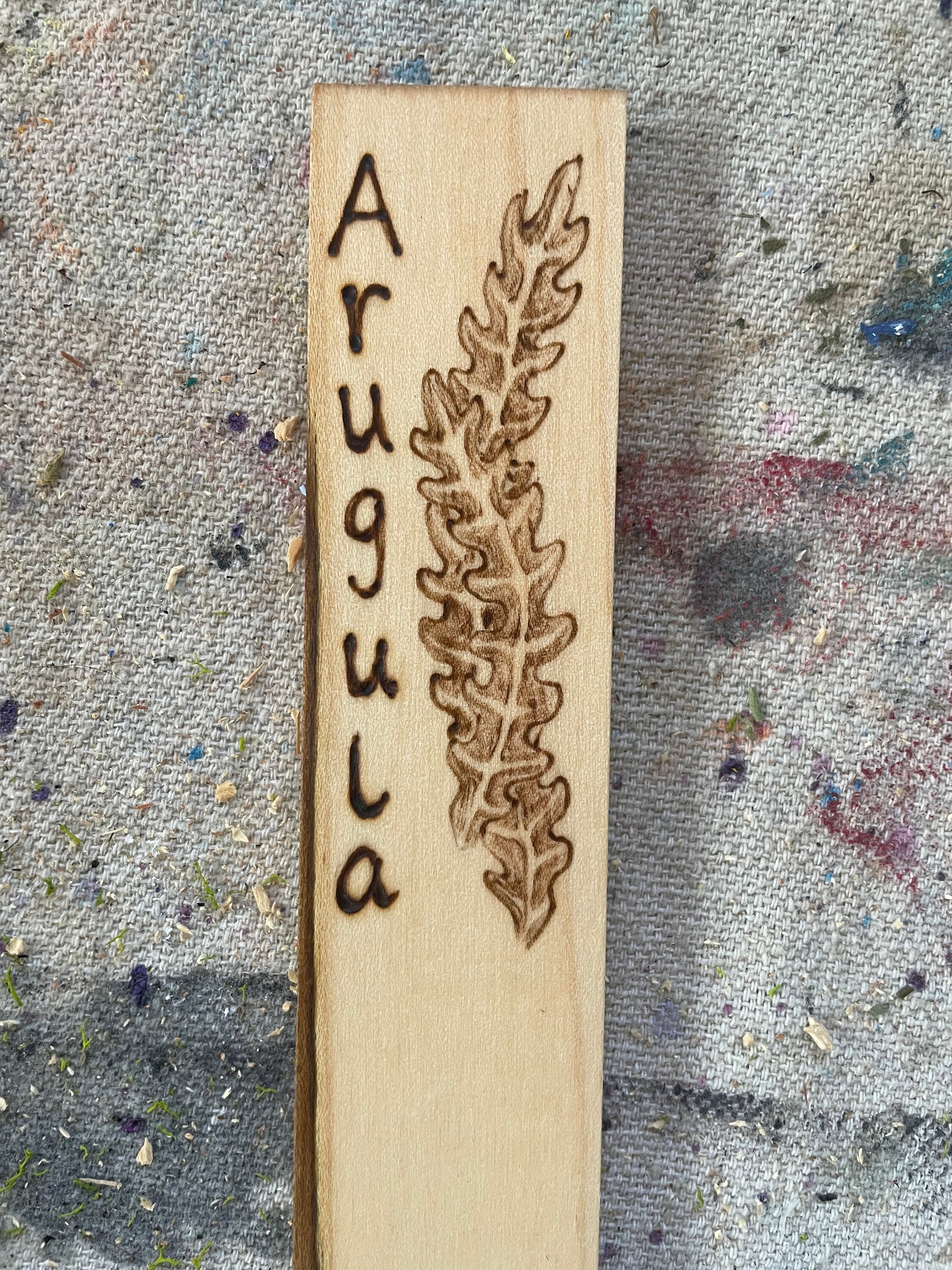 Arugula Plant Identification Stake - Etsy