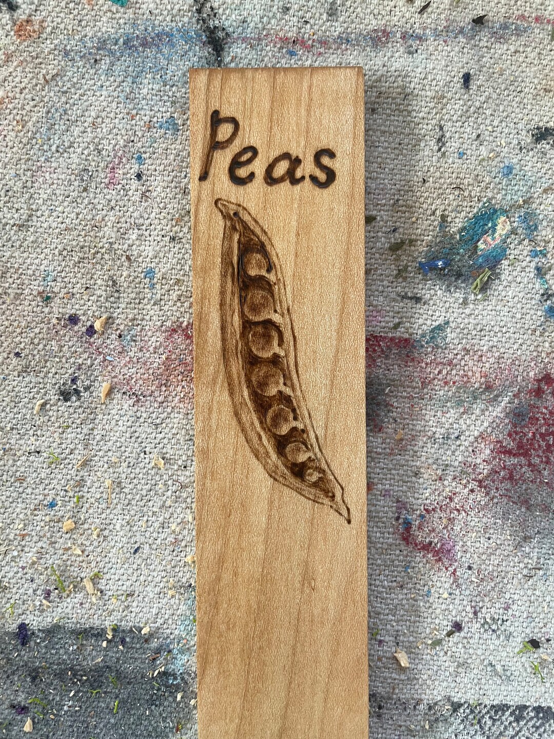 Peas Plant Identification Stake - Etsy