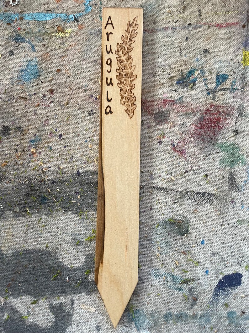 Arugula Plant Identification Stake - Etsy