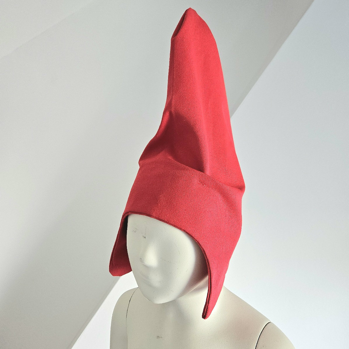 Gnome Hat - Phrygian Cap in Red Pure Cotton Canvas - Etsy
