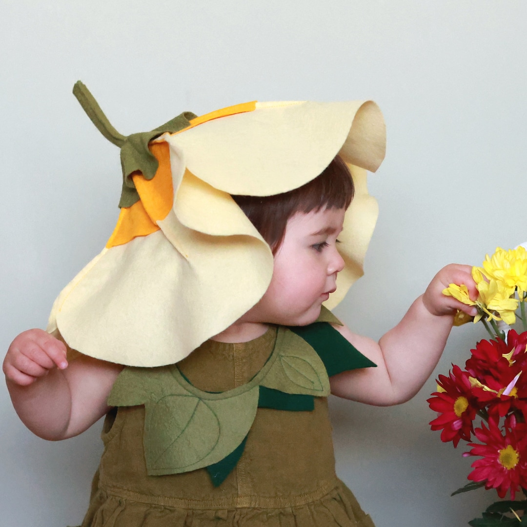 Primrose Spring Flower Petal Hat in Wool Felt - Etsy