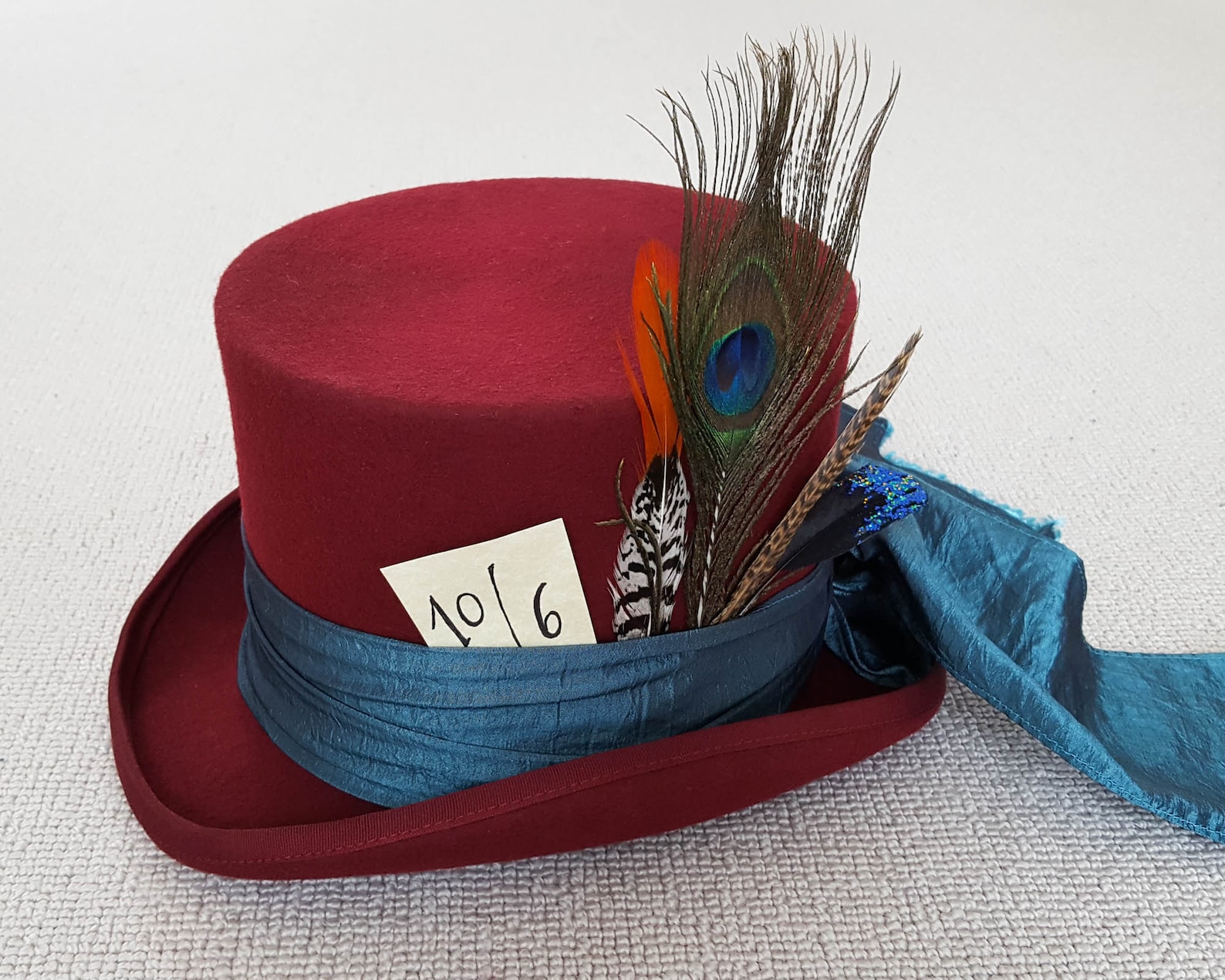 Mad Hatter Top Hat for Alice in Wonderland Halloween Costume - Etsy Canada
