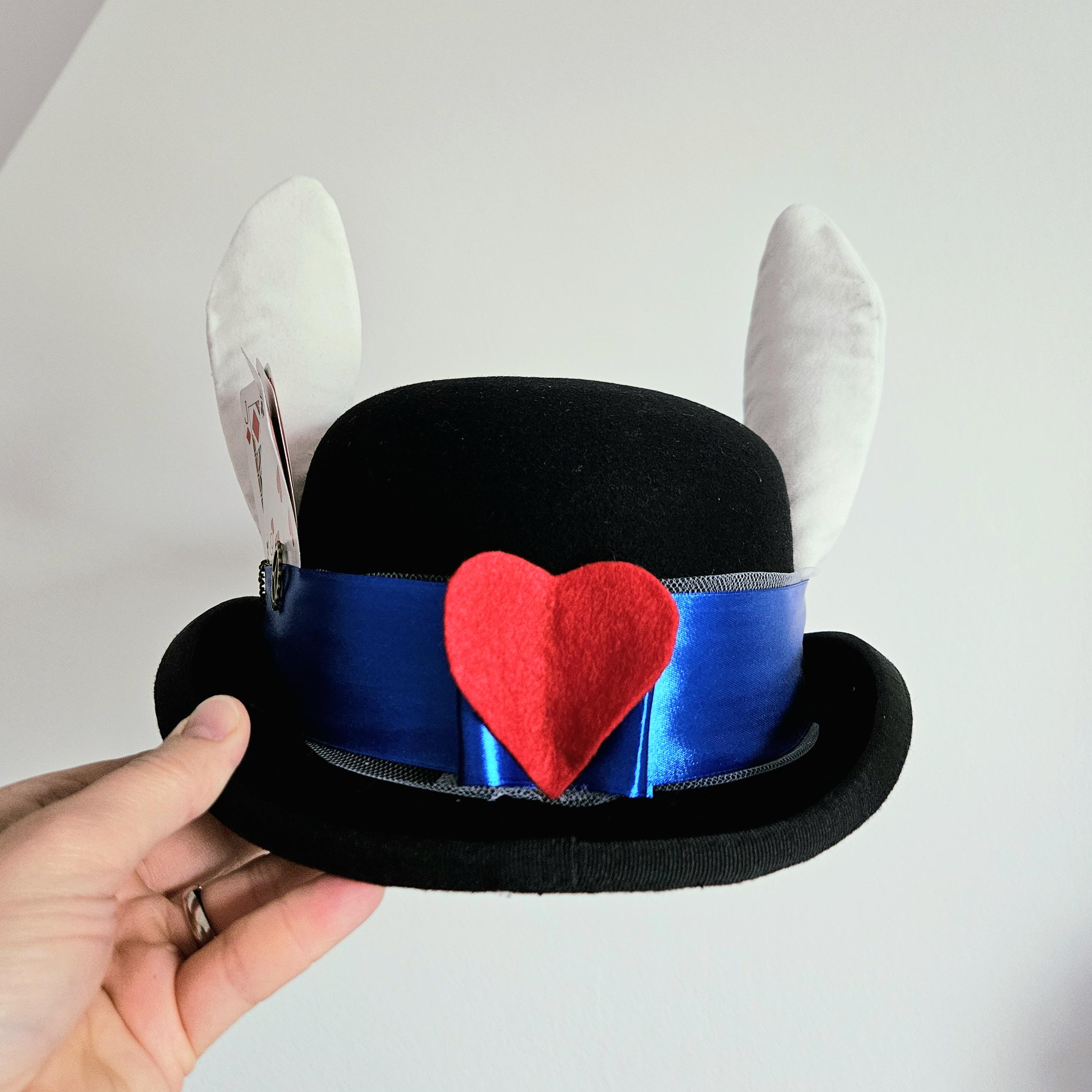 White Rabbit Alice in Wonderland Bowler Hat - Etsy UK