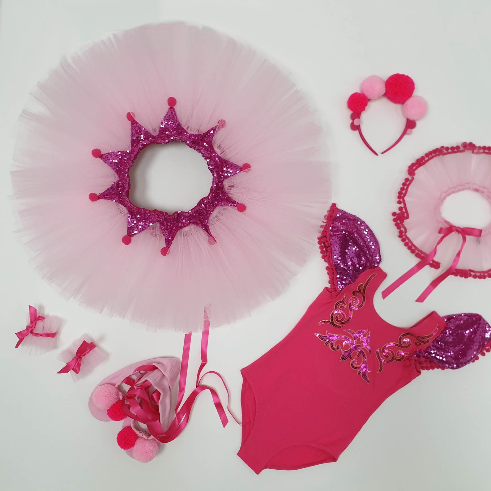 Circus Gymnast Acrobat Kids Costume in Pink or Turquoise - TUTU and ...