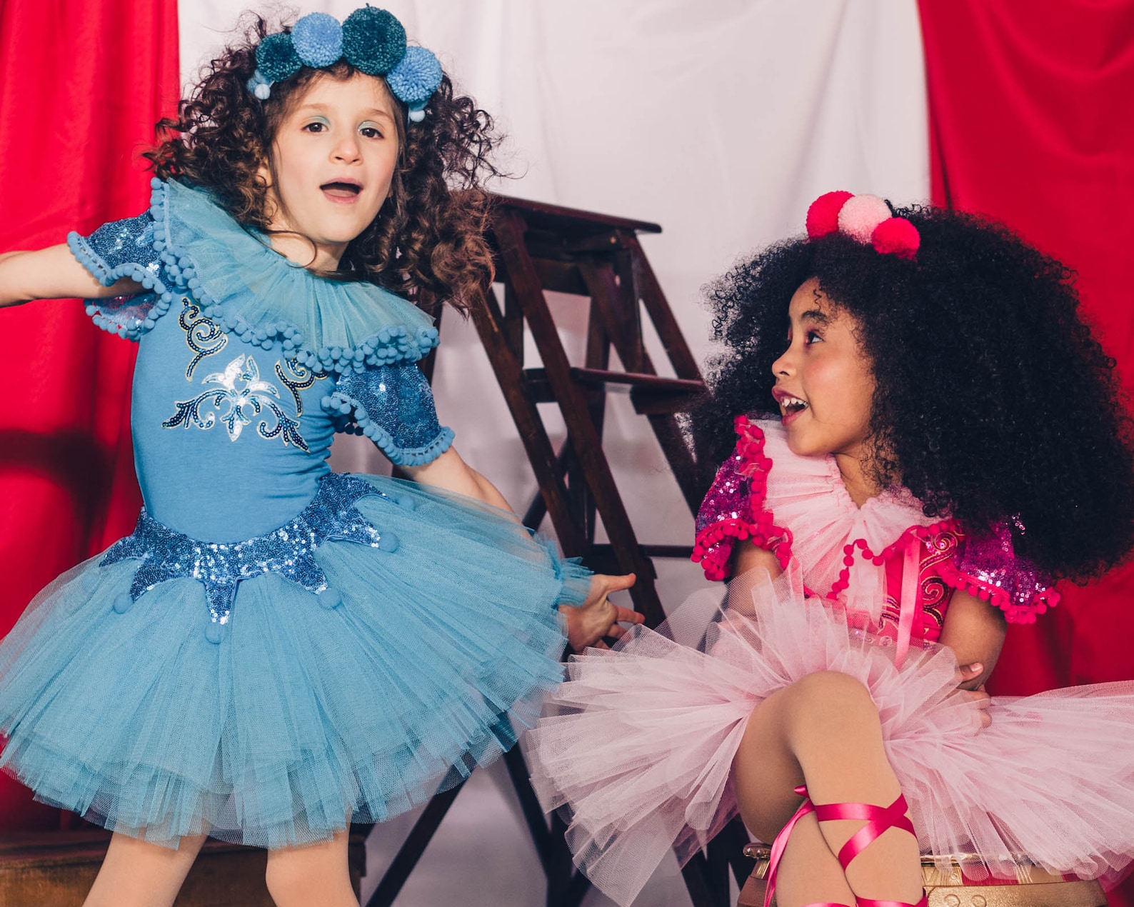 Circus Gymnast Acrobat Kids Costume in Pink or Turquoise - TUTU and ...
