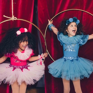 Circus Gymnast Acrobat Kids Costume in Pink or Turquoise - TUTU and ...