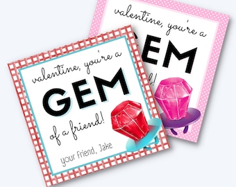 Ring Pop Valentine Printable | Etsy