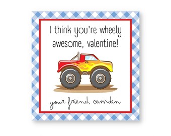 Hot Wheels Valentine | Etsy