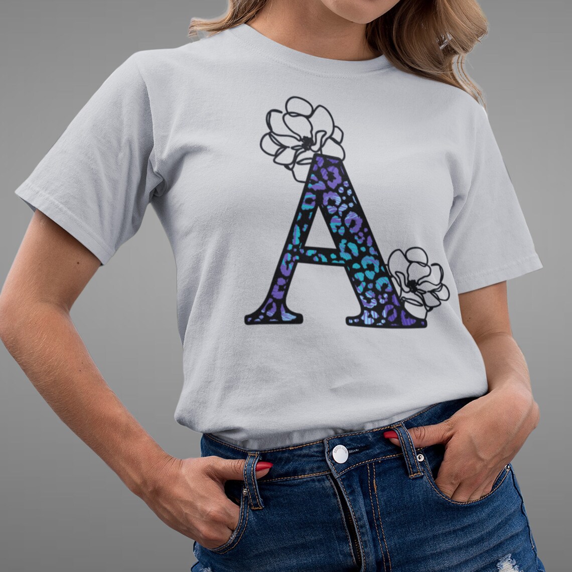 Letter A PNG Leopard Monogram PNG Leopard Alphabet - Etsy