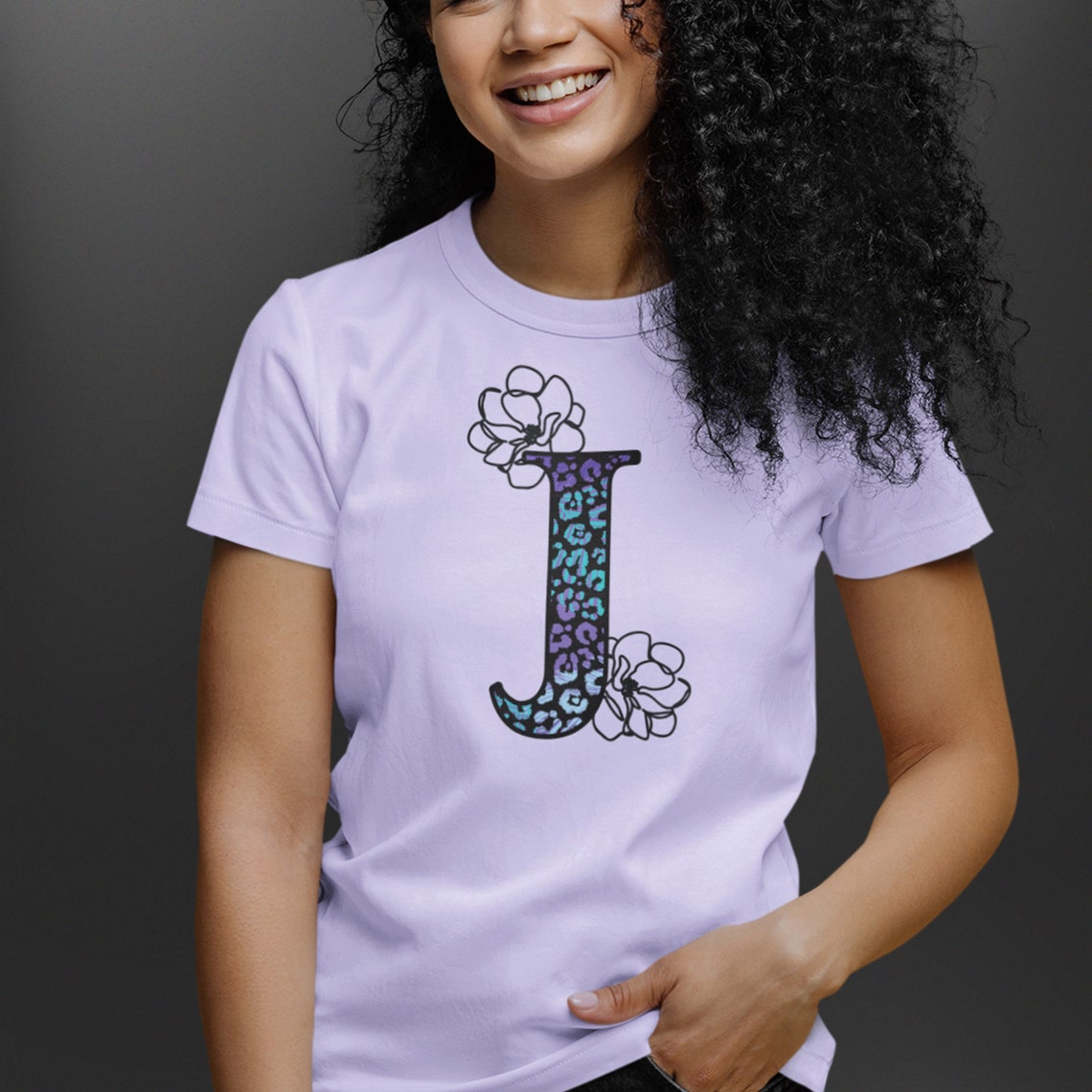 Letter J PNG Leopard Monogram PNG Leopard Alphabet - Etsy