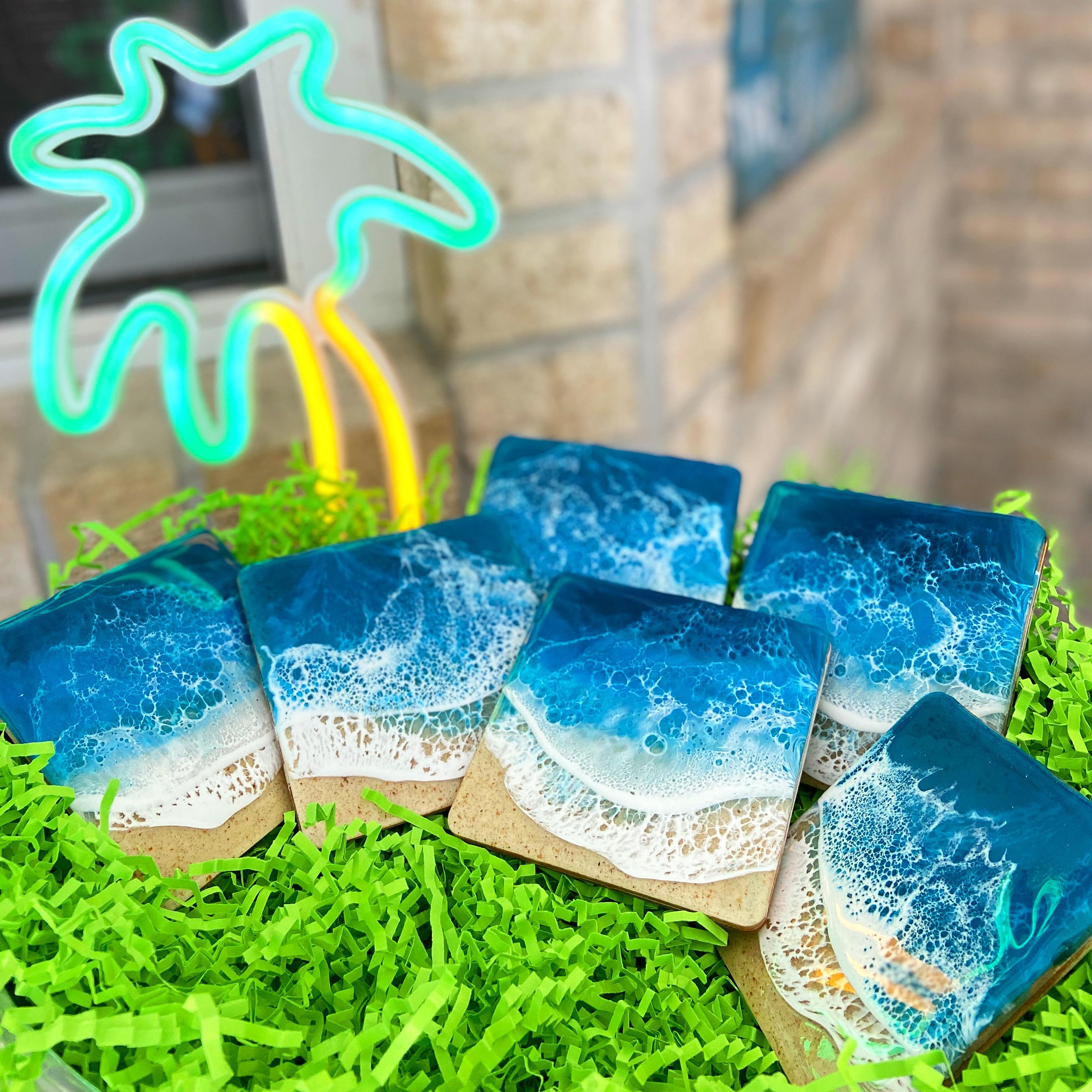 How to Make Stunning Epoxy Resin Ocean Waves - Etsy