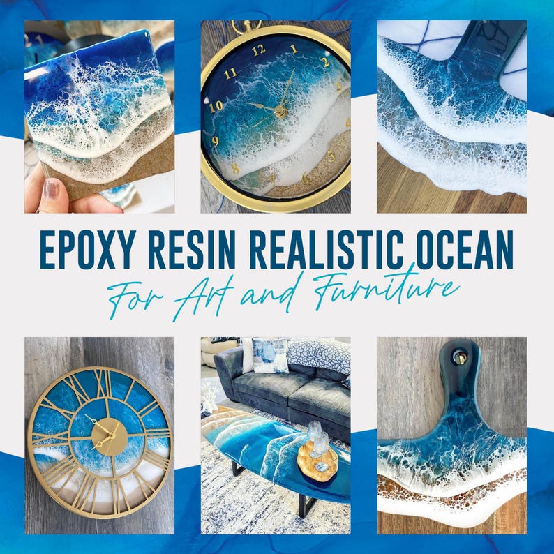 How to Make Stunning Epoxy Resin Ocean Waves - Etsy