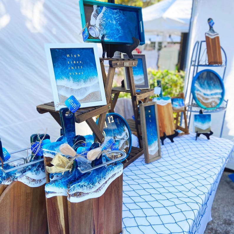 How to Make Stunning Epoxy Resin Ocean Waves - Etsy