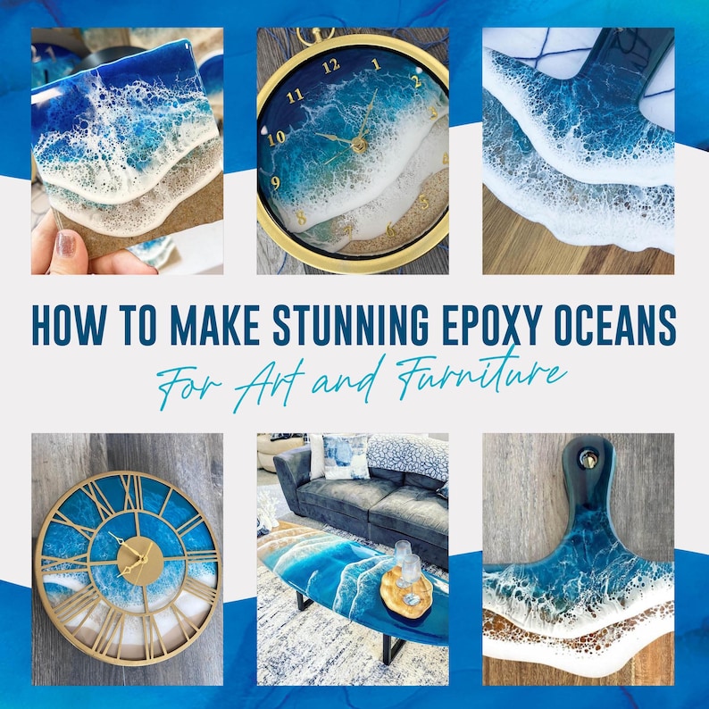 How to Make Stunning Epoxy Resin Ocean Waves - Etsy