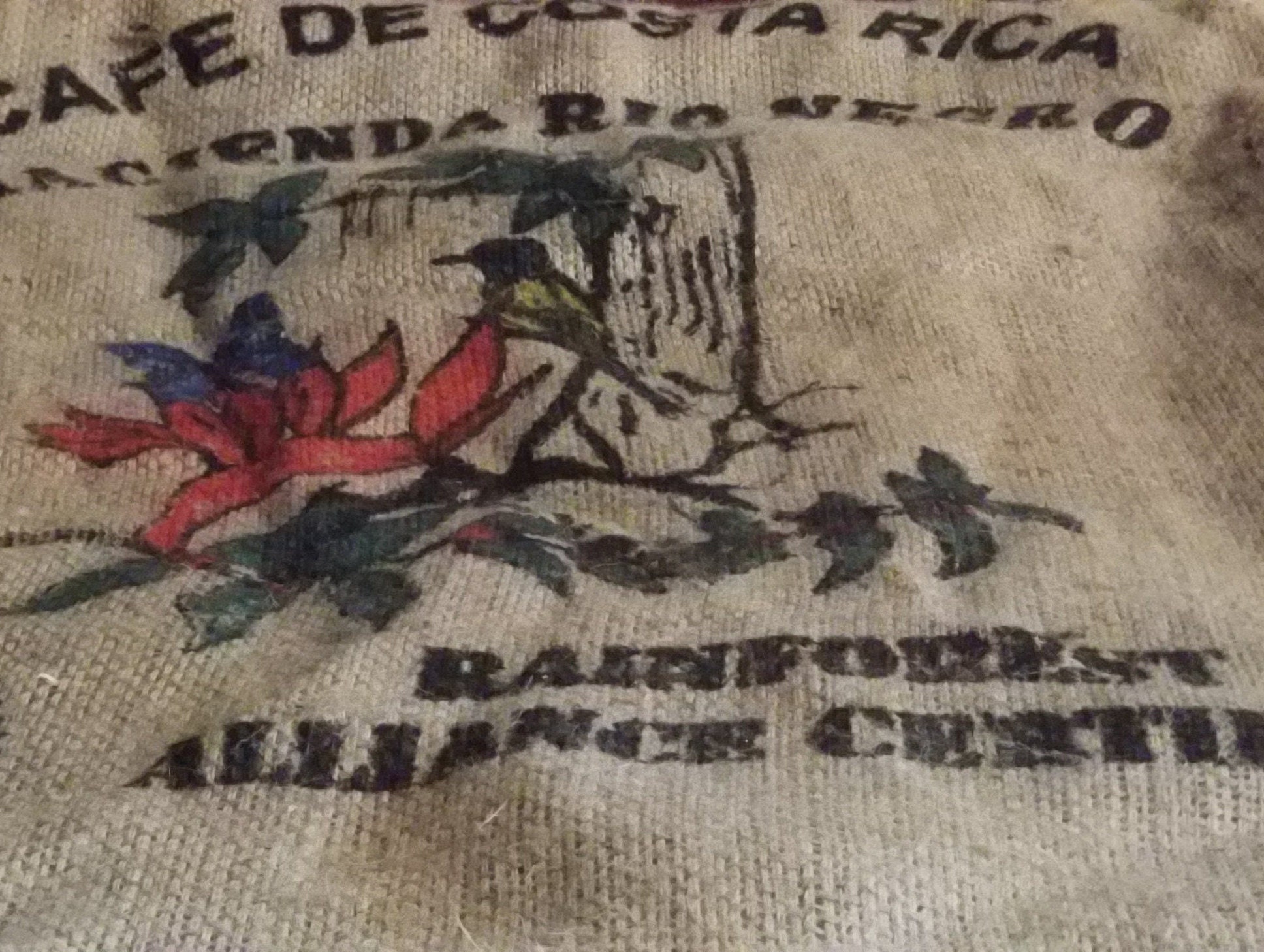 Authentic Burlap Coffee Sacks, Reclaimed Burlap, Jute Coffee Bags ...
