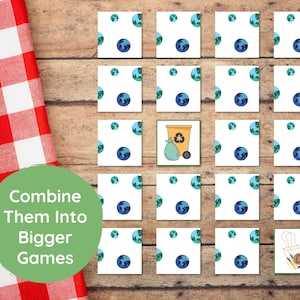 Earth Day Memory Game Printable PDF - Etsy