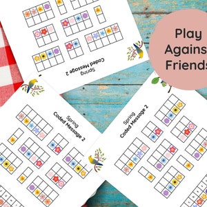 Spring Coded Message Printable Activity and Game | Decode the Secret ...