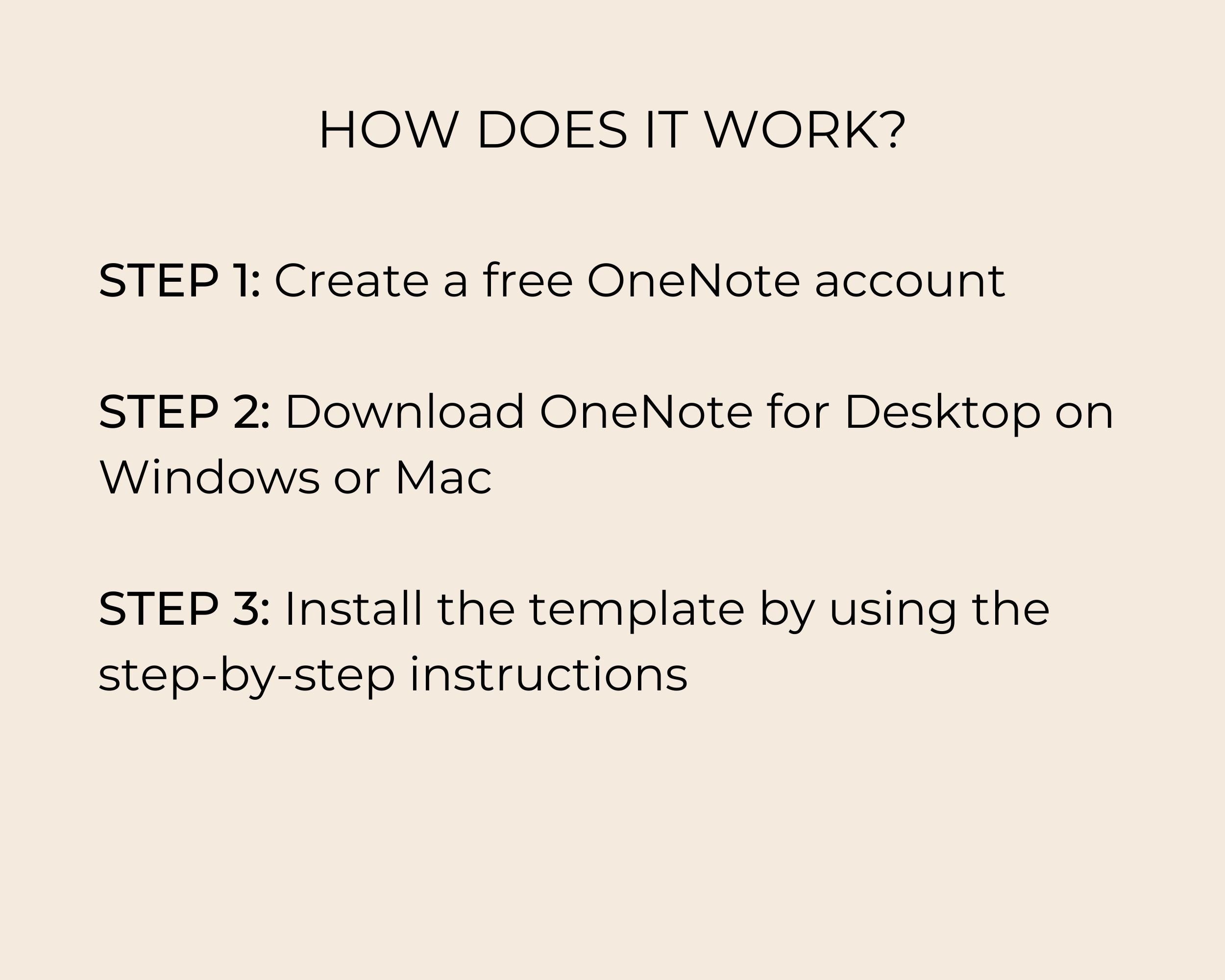 Onenote My Recipe Notebook | Useable on Android, Apple, and Windows - Etsy