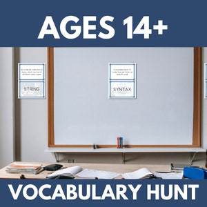 Basic Coding 1 Vocabulary Hunt - Etsy