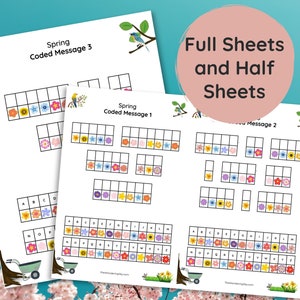 Spring Coded Message Printable Activity and Game | Decode the Secret ...