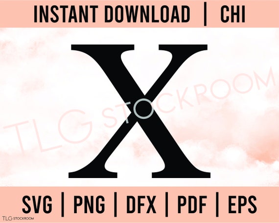 Chi Greek Symbol Alphabet, Greek, Letter, X, Xsi Icon Download On